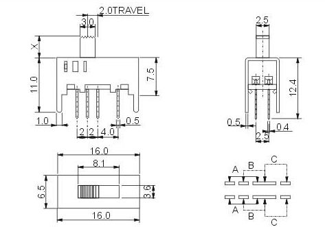 SS-23D03(2P3T) - 深圳英特电子科技有限公司